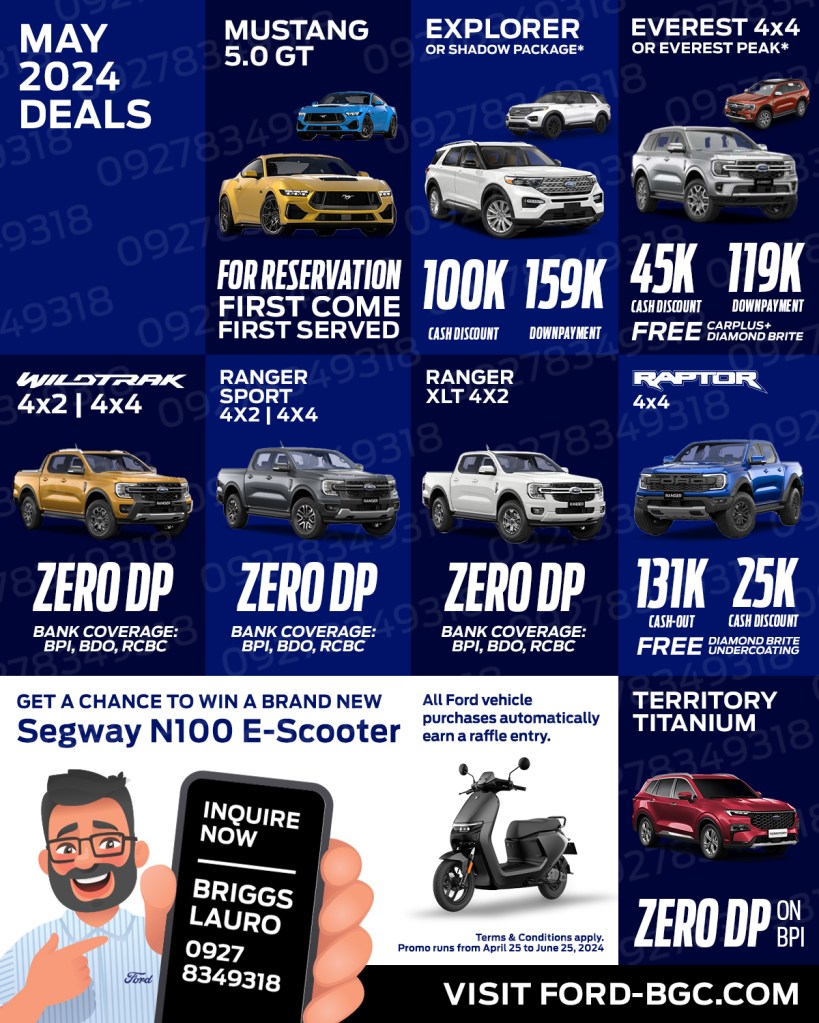 Ford BGC by BRIGGS LAURO – Ford Global City Car Deals by Briggs Lauro ...